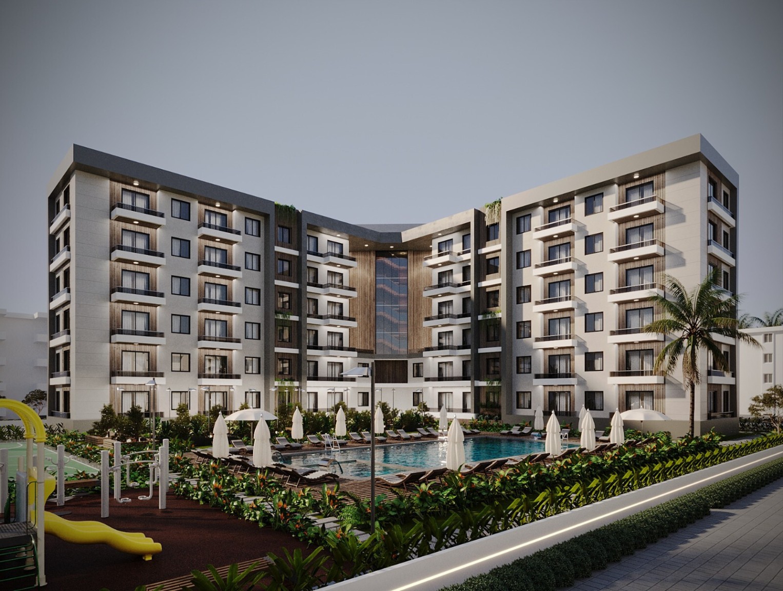 Complexe résidentiel avec infrastructure complète - Antalya Development